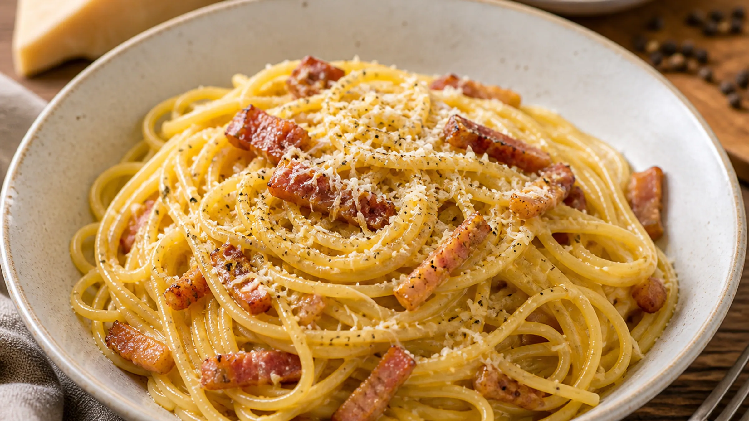 Erstaunlich Spaghetti Carbonara Rezept Ohne Sahne Ebenbild